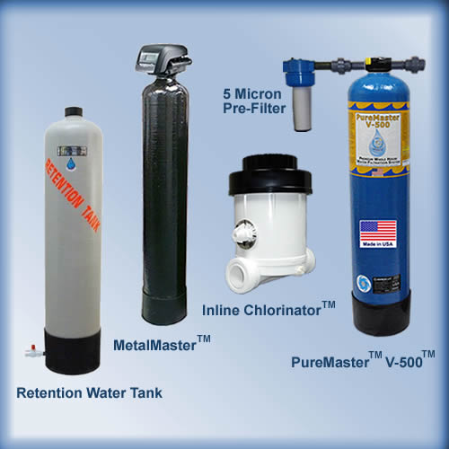 Well Water System Package #3 w/Retention Tank & MetalMaster 6gpm